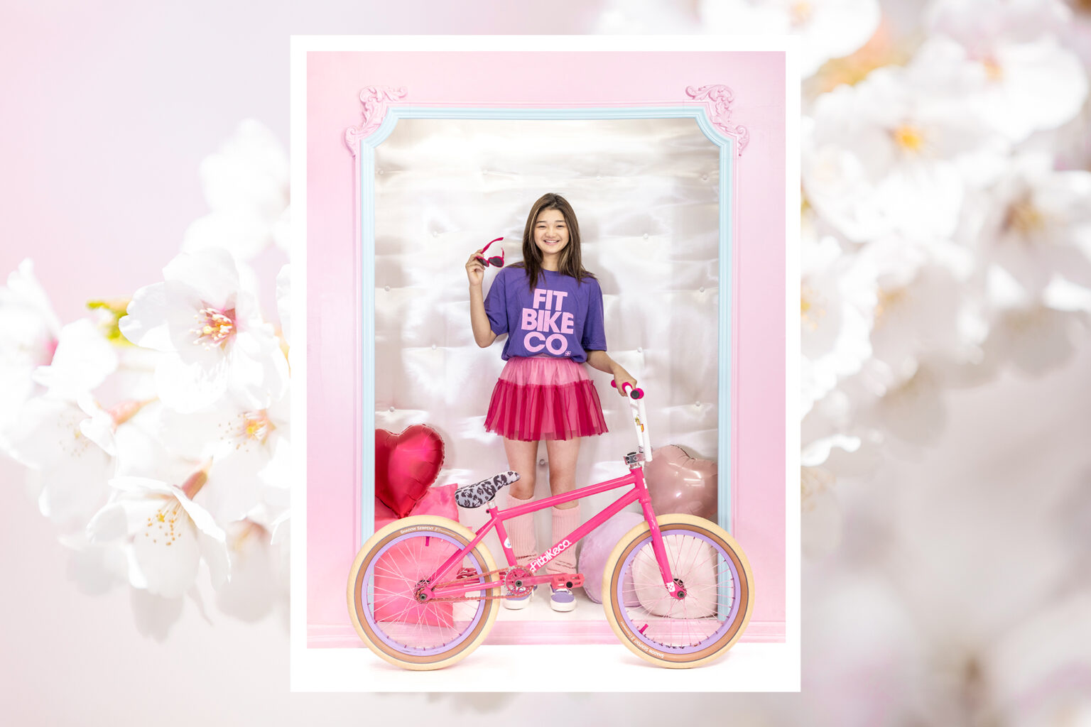 Rena Shirai インスパイアカラー"BARBIE PINK"｜FIT SHORTCUT FRAME V2 | 81BMX